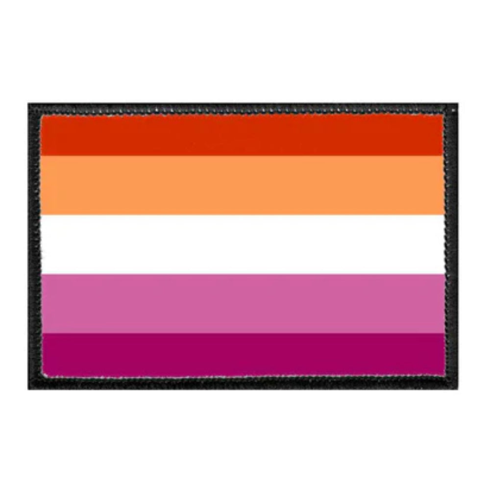Lesbian Pride Flag Removable Patch – Medusa Gothic