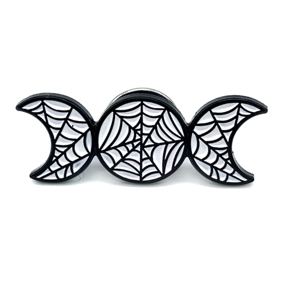 Cobweb Moon Pin – Medusa Gothic